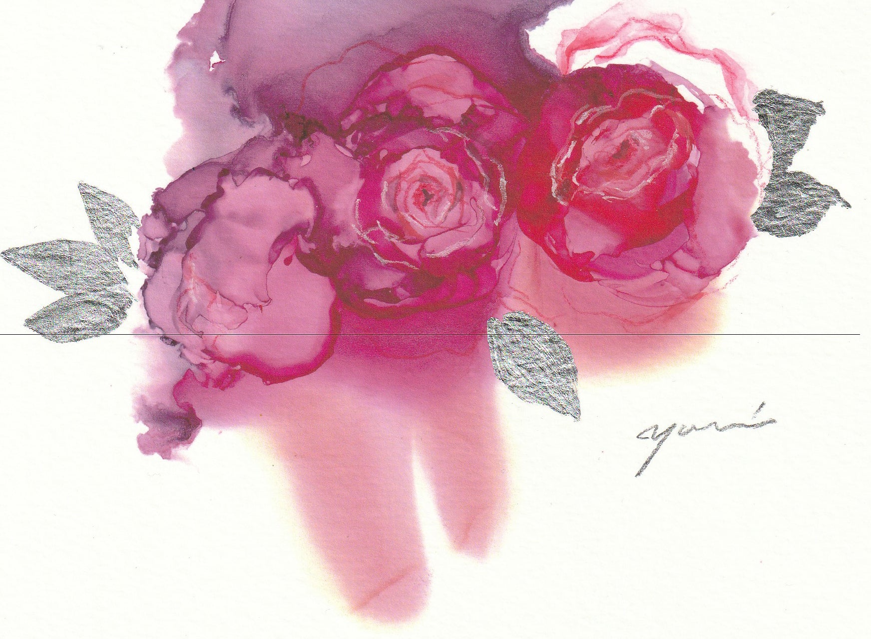 ブローチ grace × silver